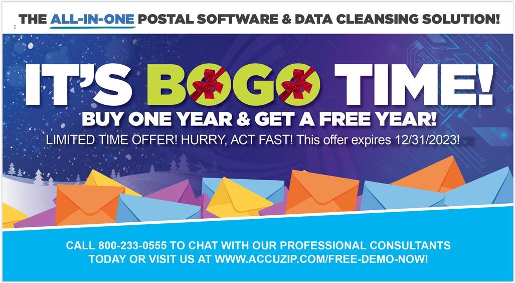 Bulk Mail and Data Cleansing CASS Certified Postal Software